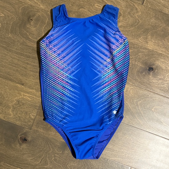 Destira | Other | Destira Gymnastics Leo Blue Leotard | Poshmark